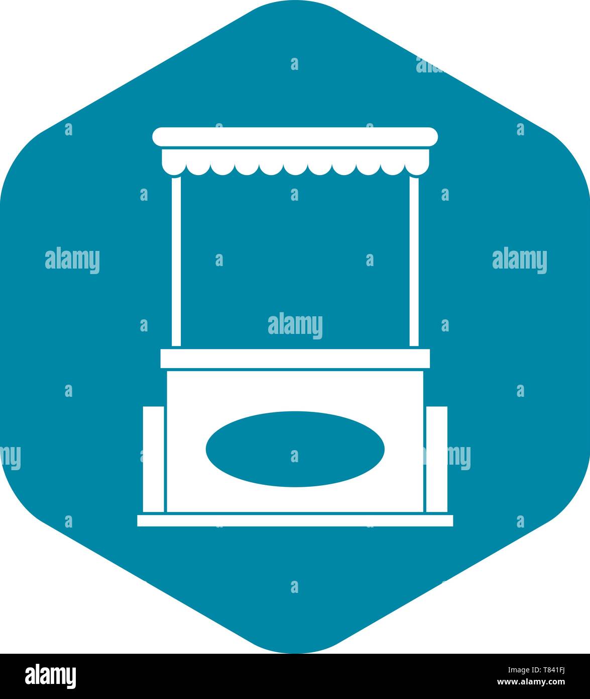 Street kiosk icon, simple style Stock Vector Image & Art - Alamy