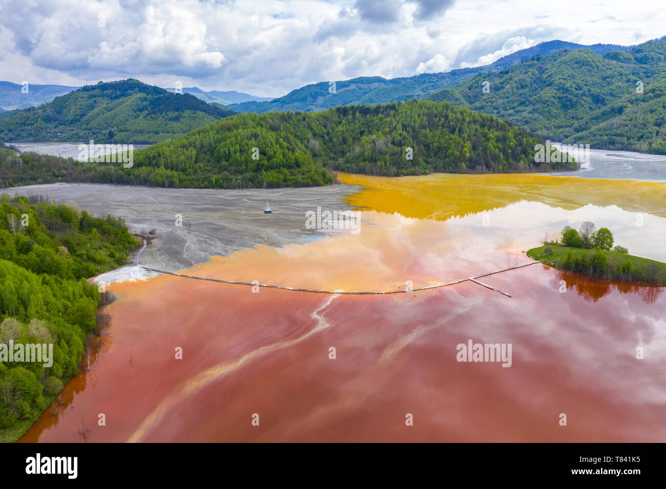 Cyanide tailing pond hi-res stock photography and images - Alamy