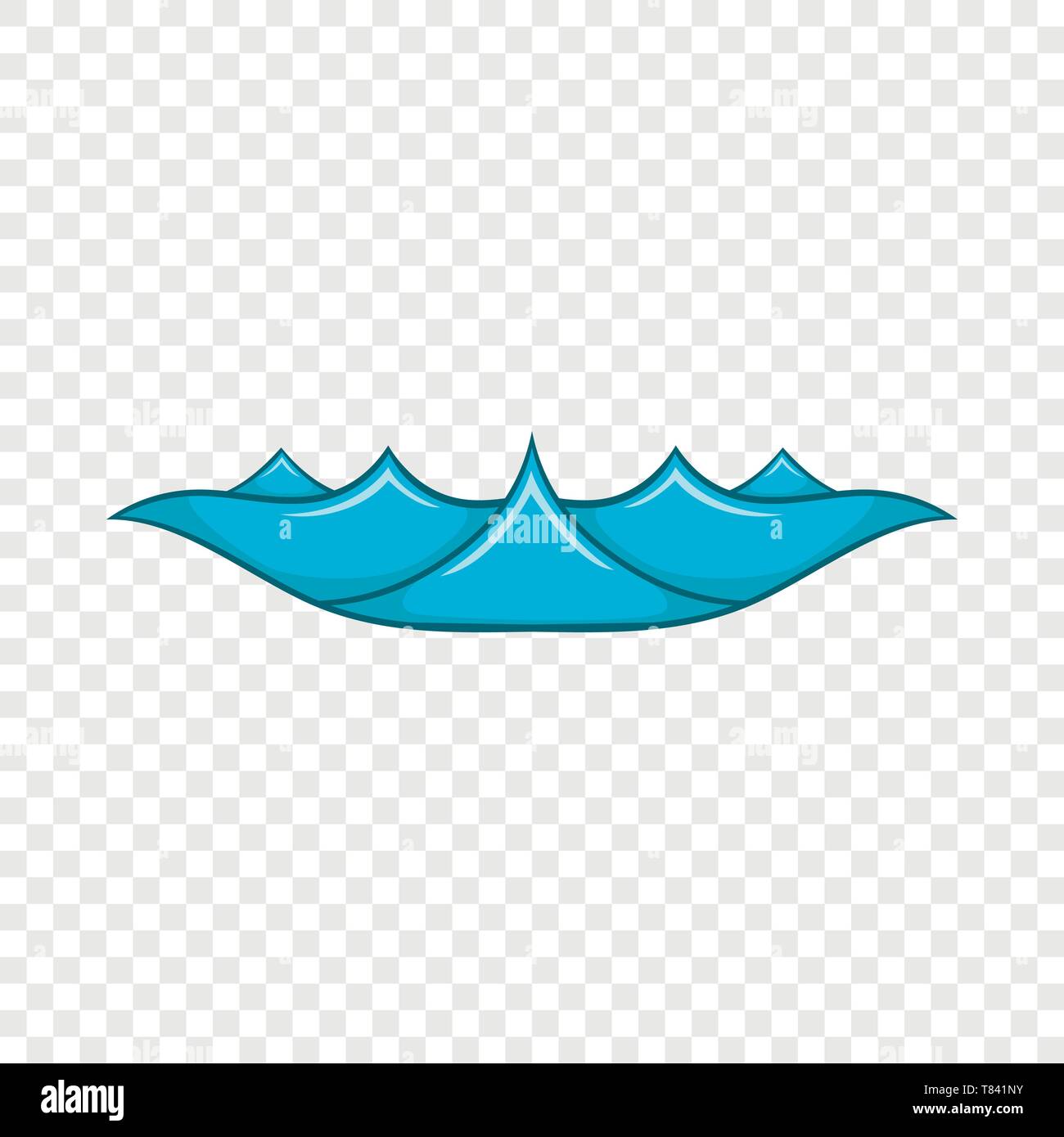 Small ocean waves icon, cartoon style Stock Vector Image & Art - Alamy