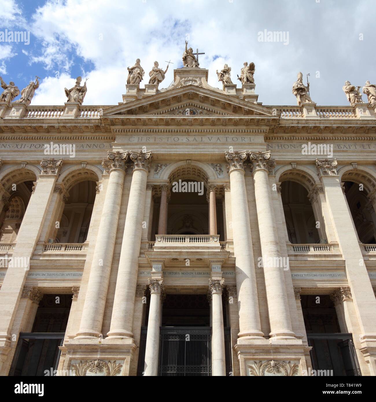 Rome, Italy - famous Papal Archbasilica of St. John Lateran, officially ...