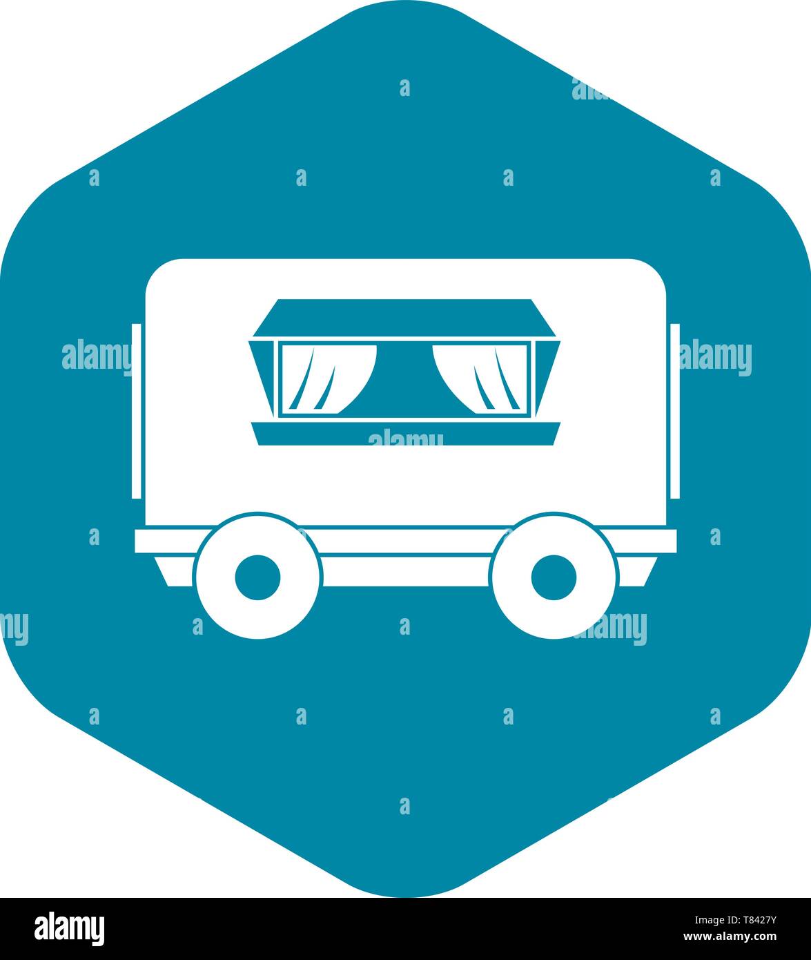 Food trailer icon, simple style Stock Vector Image & Art - Alamy