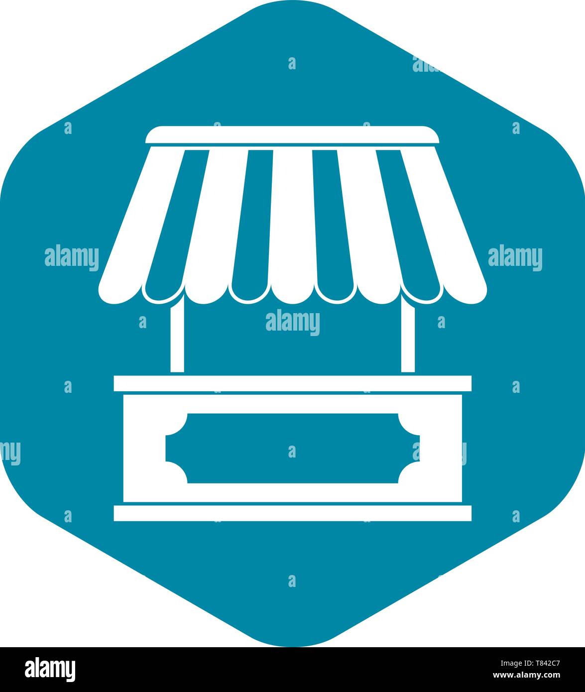 Street kiosk icon, simple style Stock Vector Image & Art - Alamy