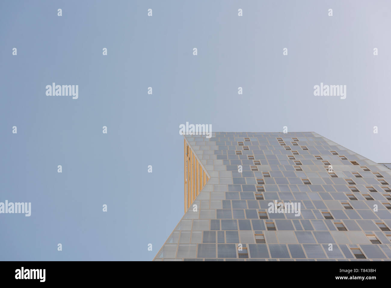 Israel, Tel Aviv-Yafo - 09 May 2019: Facade detail of Arlozorov 17th ...