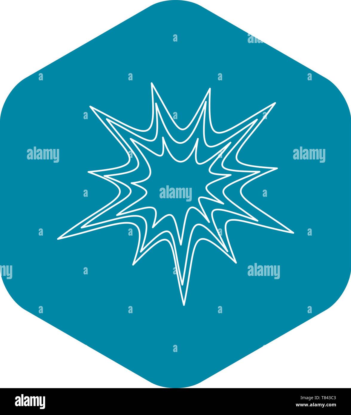 Spica icon, outline style Stock Vector Image & Art - Alamy