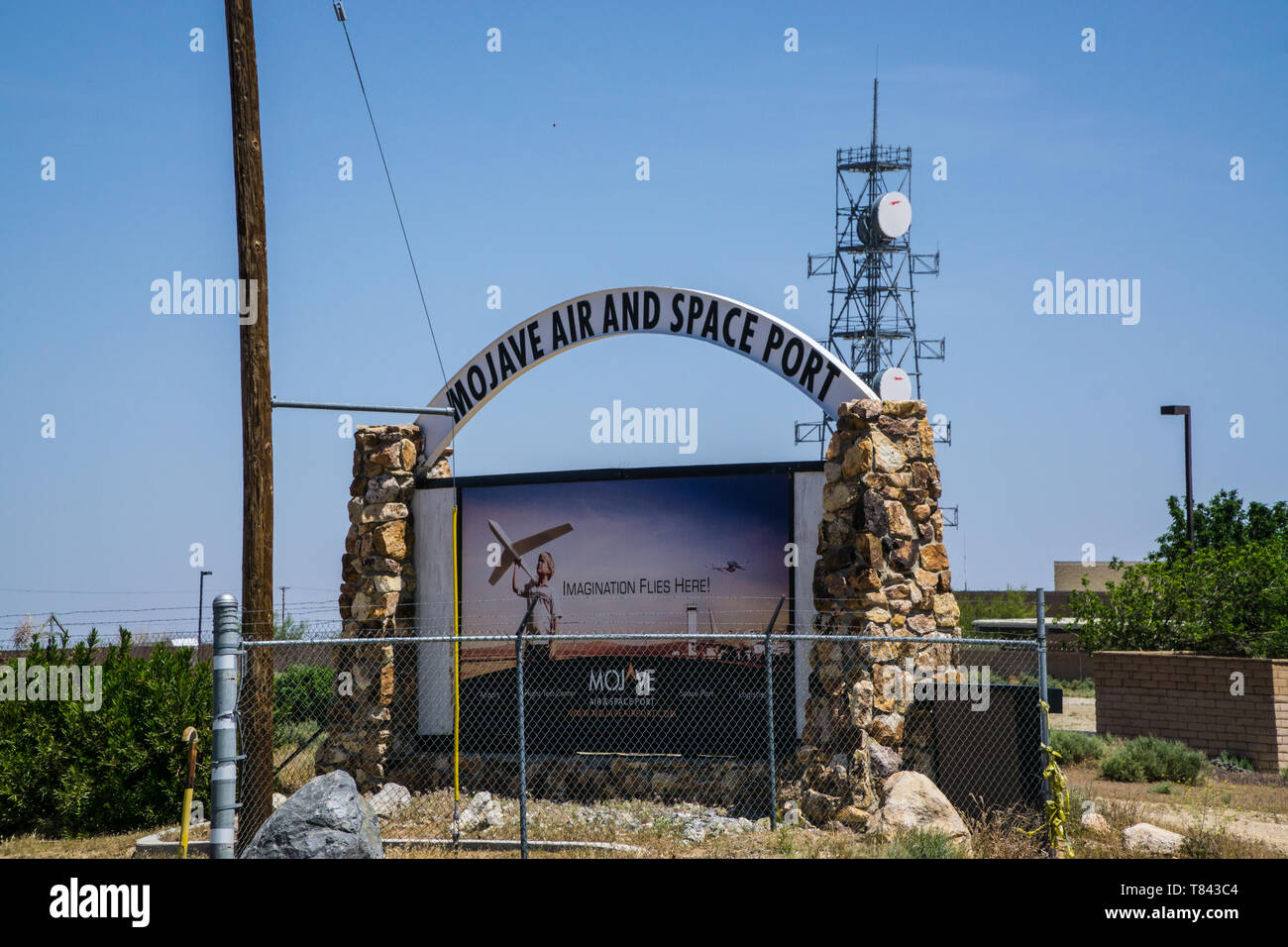 The Mojave Air and Space Port in Mohave California USA Stock Photo - Alamy