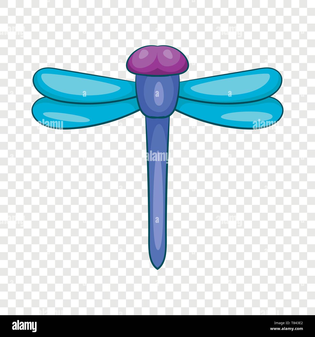 Dragonfly icon, cartoon style Stock Vector Image & Art - Alamy