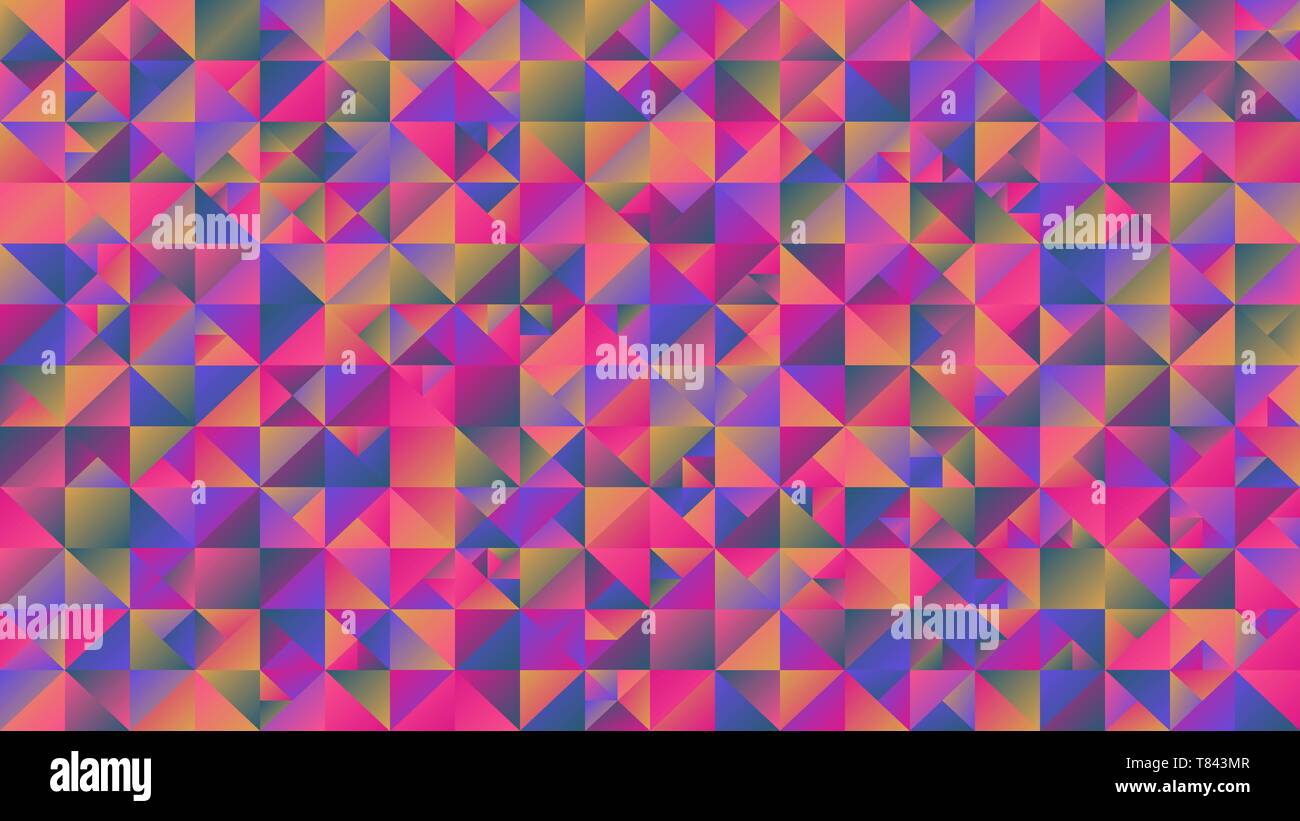 Geometrical colorful mosaic triangle website background design Stock ...