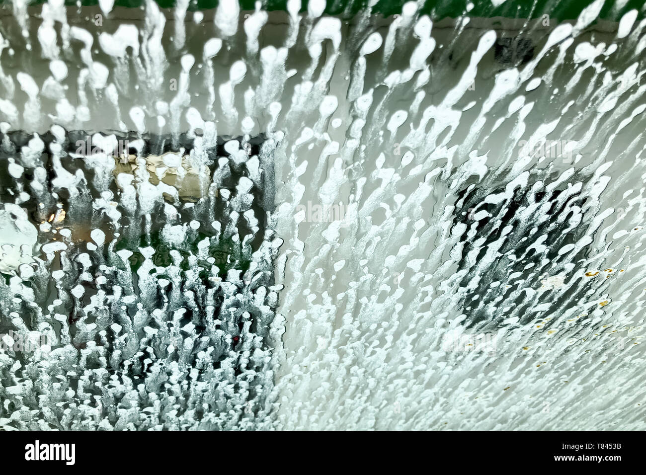 Car Washing in a Car Washing Street Stock Photo - Alamy