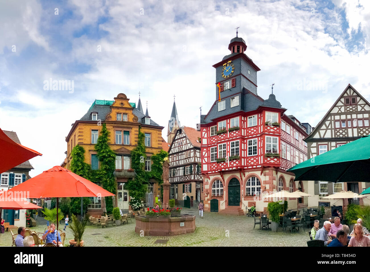 Historical City of Heppenheim in Germany Stock Photo - Alamy
