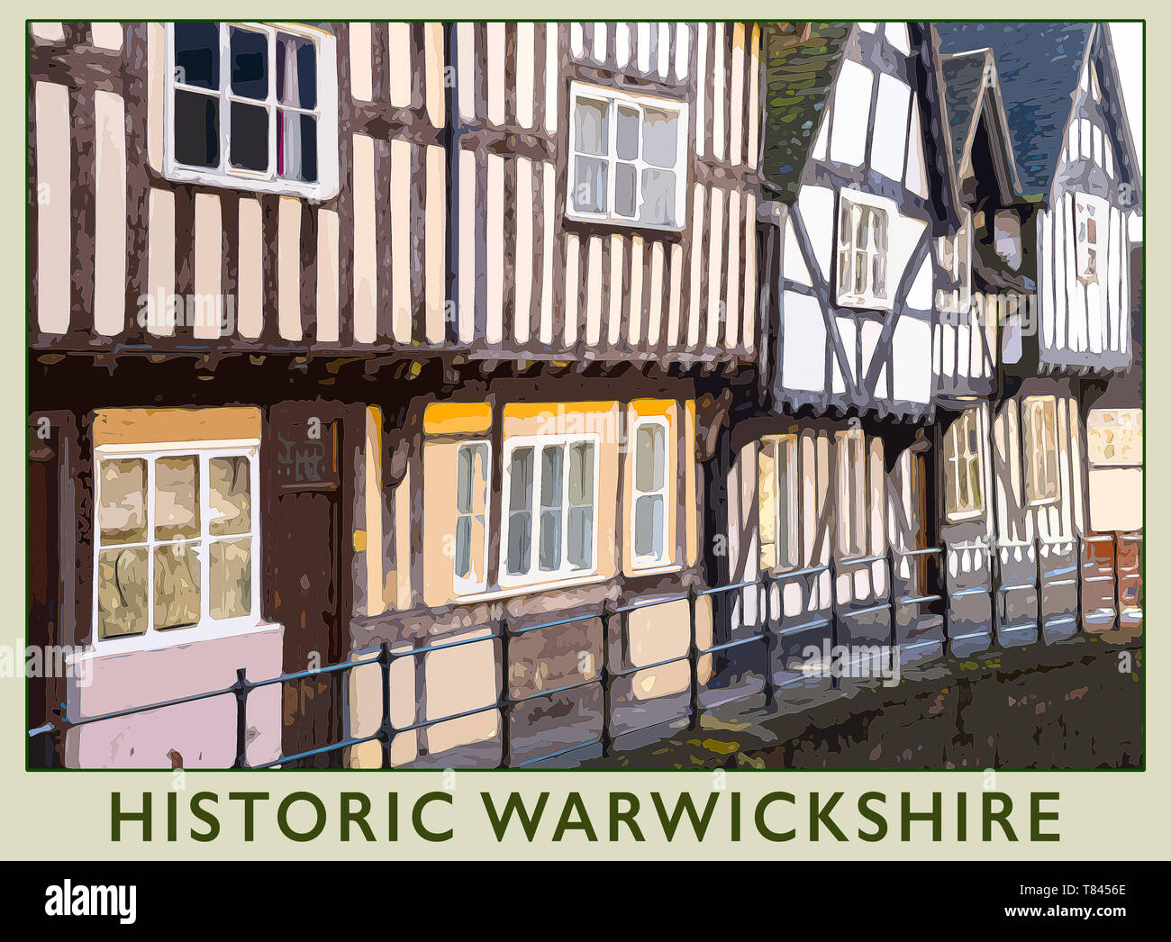 Medieval half timber houses britain uk hi-res stock photography and ...