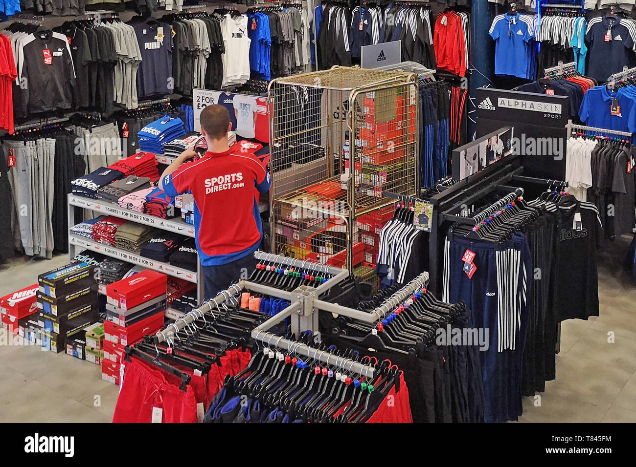 Sport direct clothes store