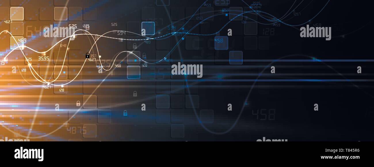 abstract futuristic fade computer technology business background Stock ...