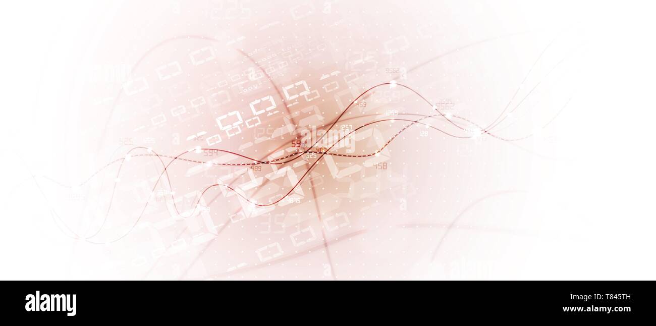 abstract futuristic fade computer technology business background Stock ...