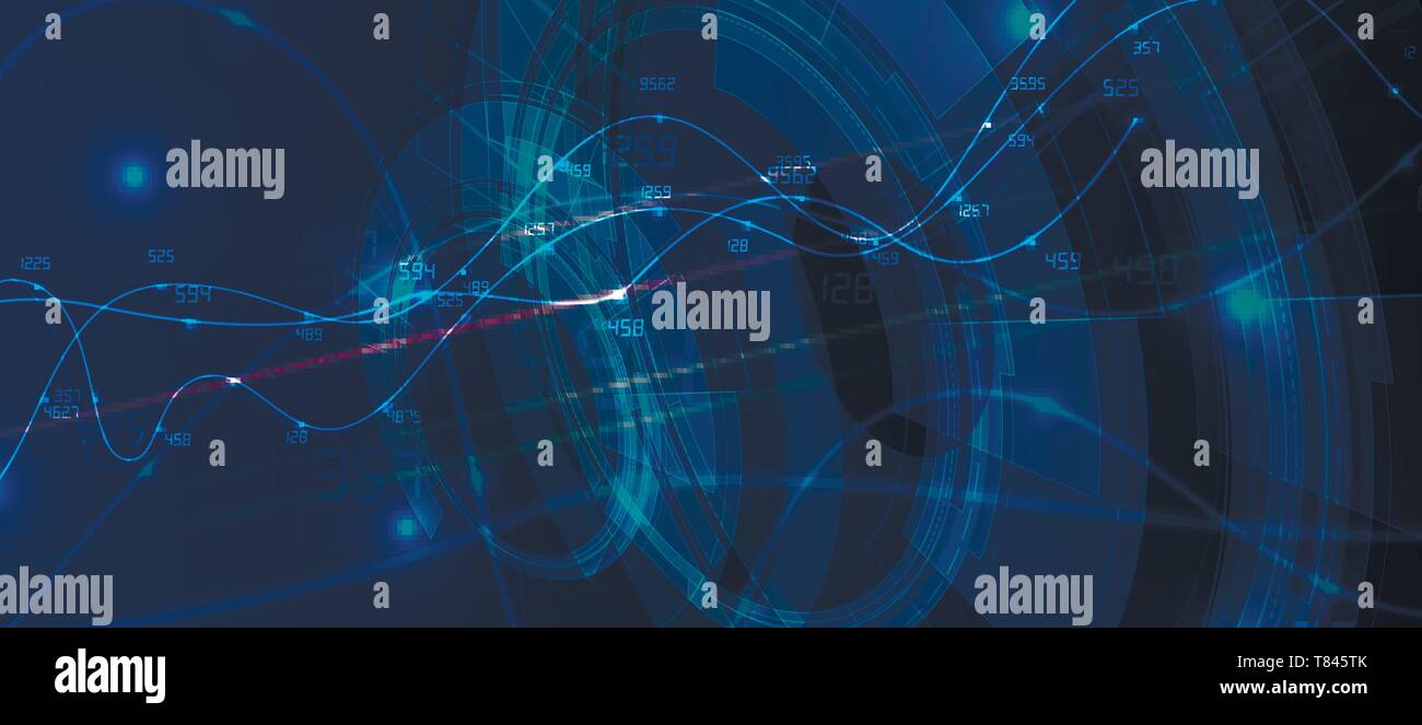 abstract futuristic fade computer technology business background Stock ...