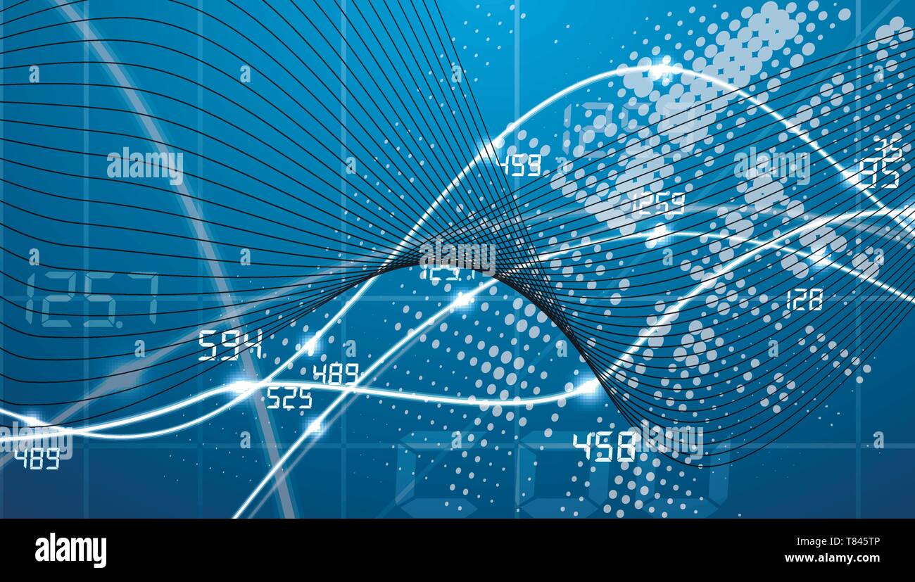 abstract futuristic fade computer technology business background Stock ...