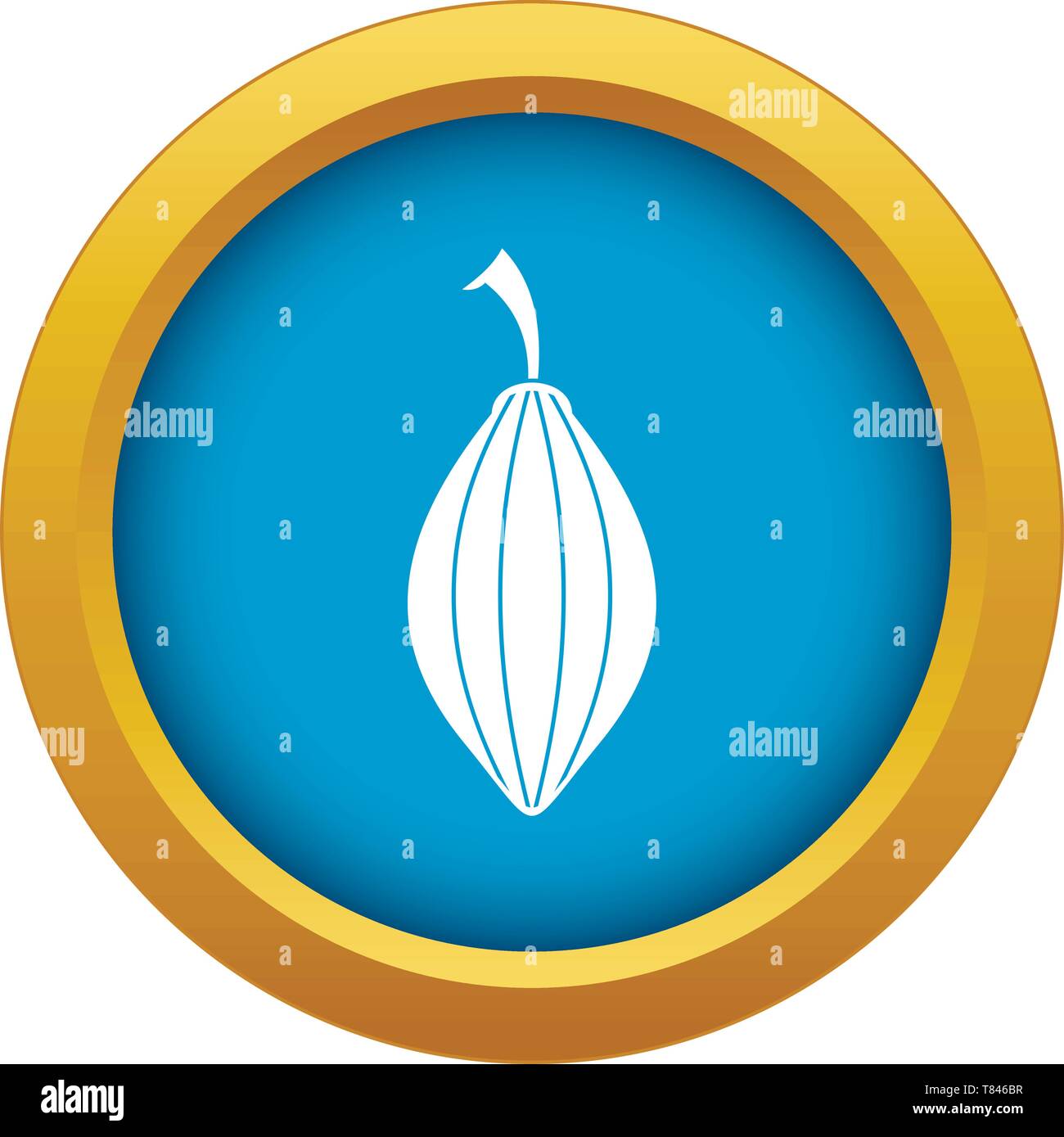 Black cardamom pod icon blue vector isolated Stock Vector Image & Art ...