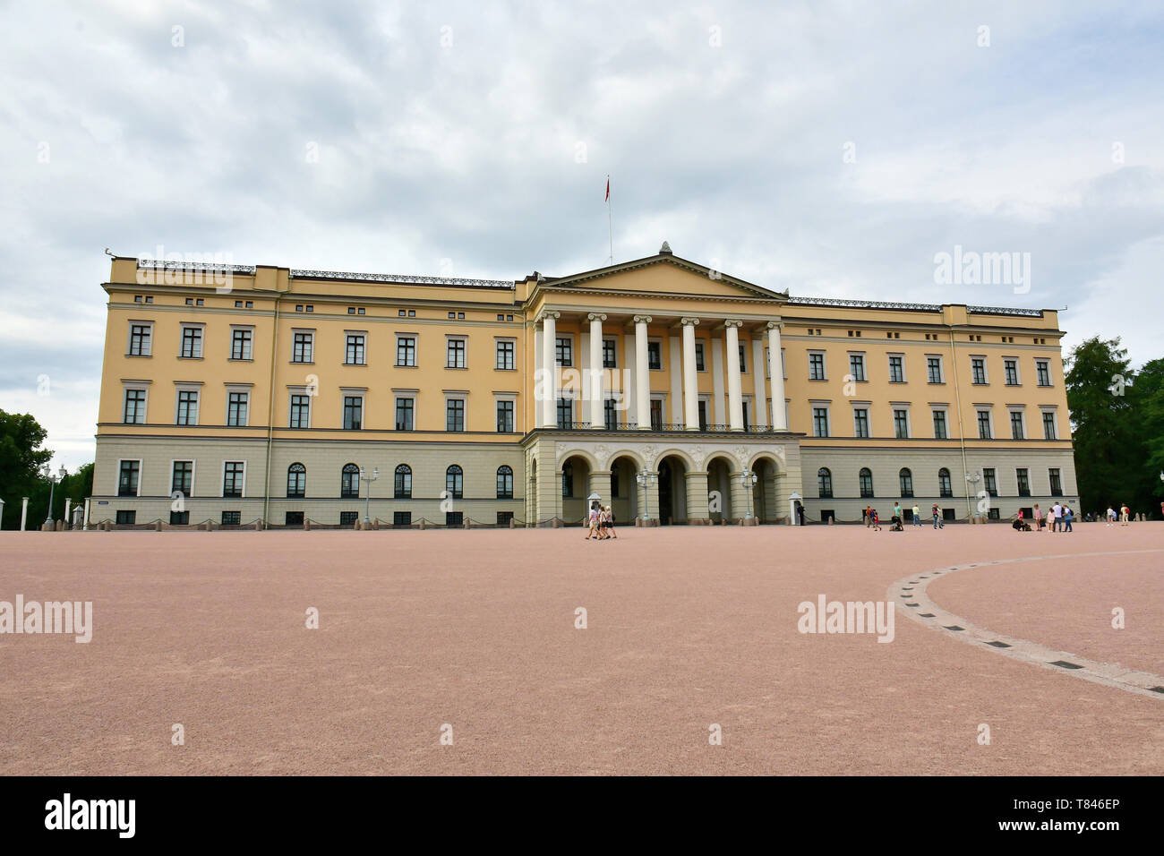 Royal palace, Slottet or Det kongelige slott, Oslo, Norway, Scandinavia ...