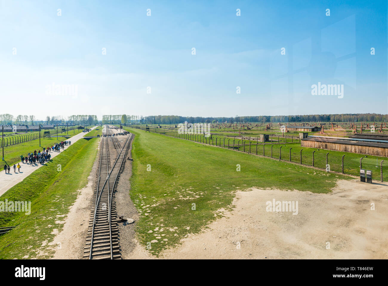 Auschwitz Concentration Camp Aerial High Resolution Stock Photography ...