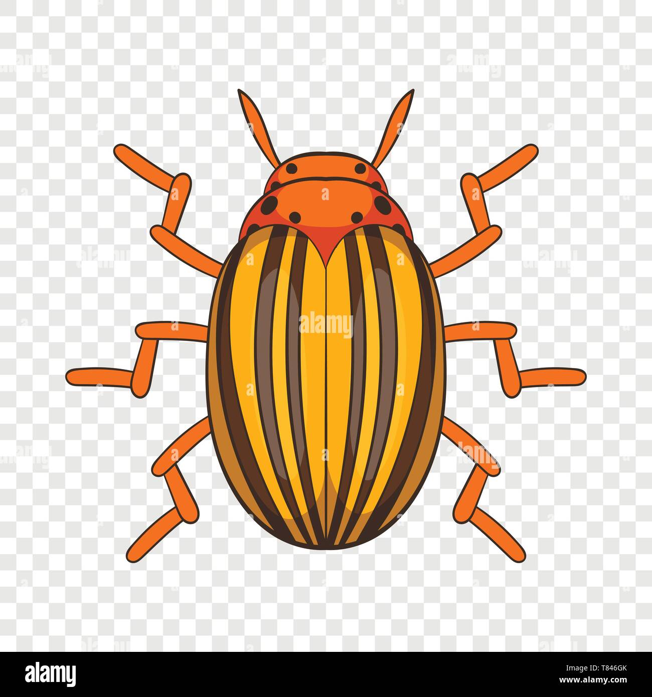 Potato field isolated potato Stock Vector Images - Alamy