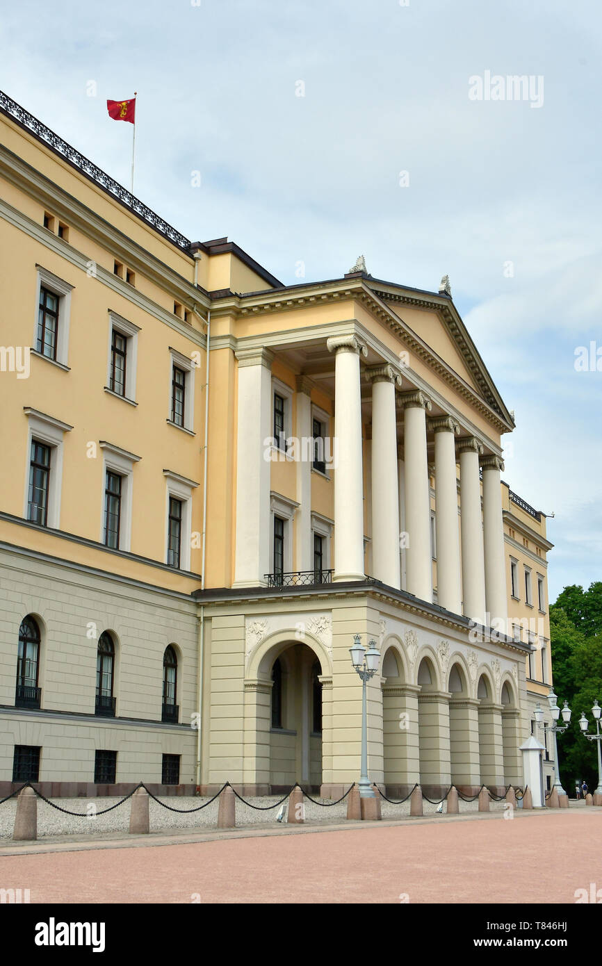 Royal palace, Slottet or Det kongelige slott, Oslo, Norway, Scandinavia ...