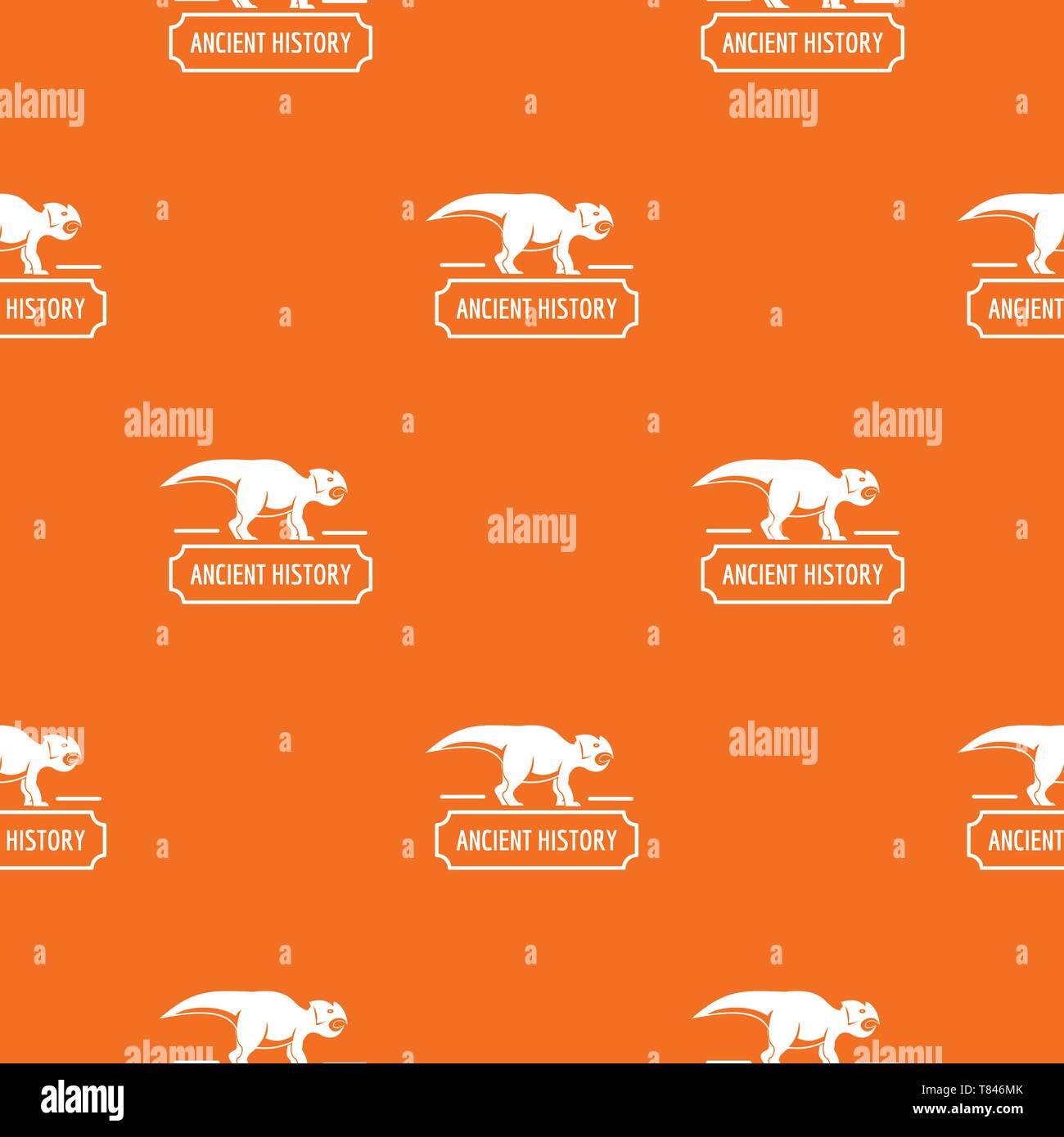 Ancient history pattern vector orange Stock Vector Image & Art - Alamy