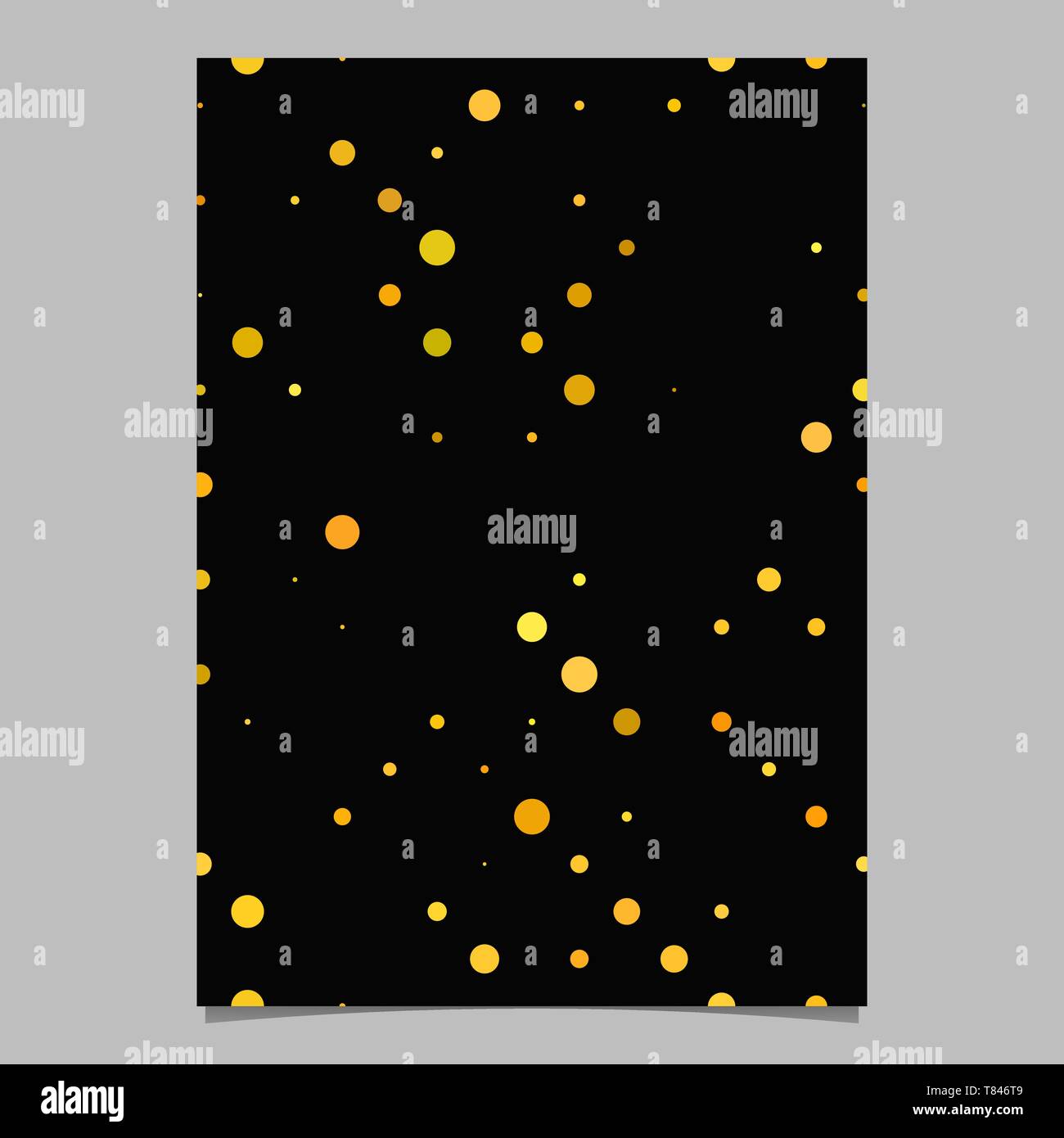 Geometric dot pattern flyer template background Stock Vector Image ...