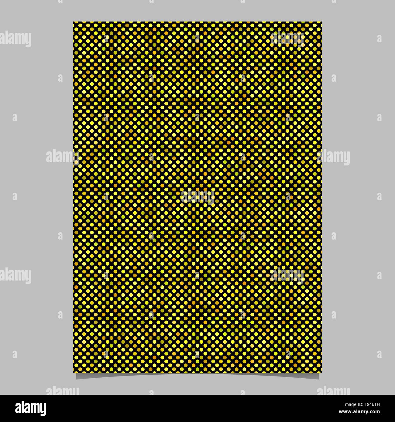 Dot pattern poster design - vector page background Stock Vector Image ...
