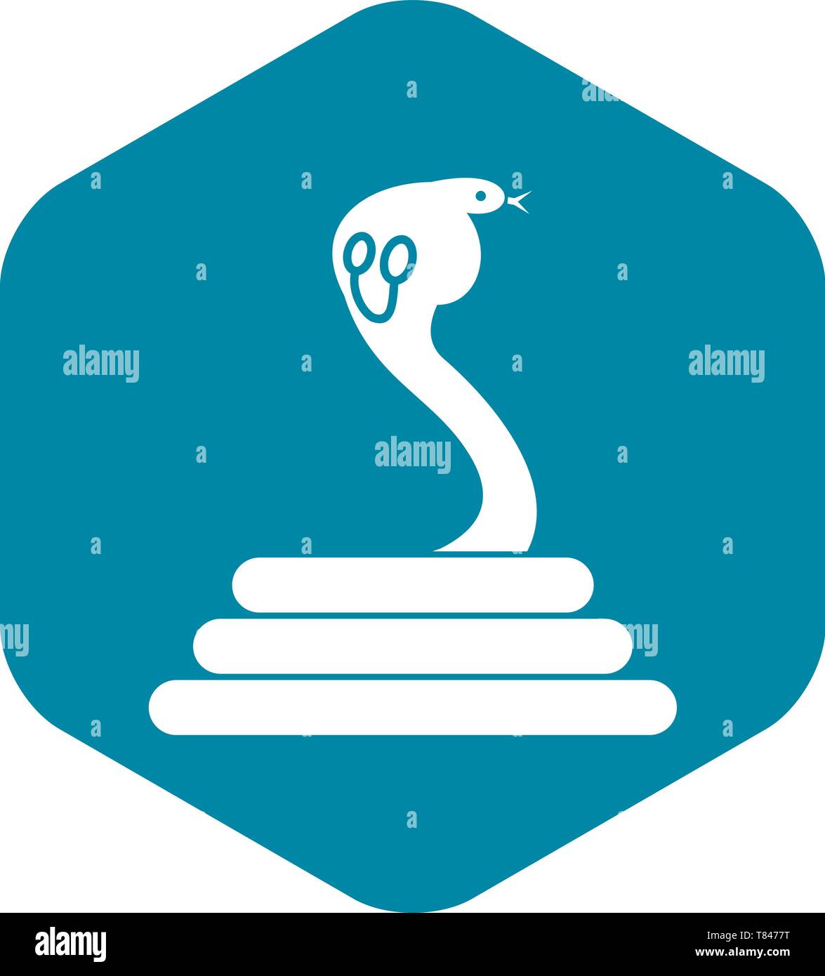 Cobra icon, simple style Stock Vector Image & Art - Alamy