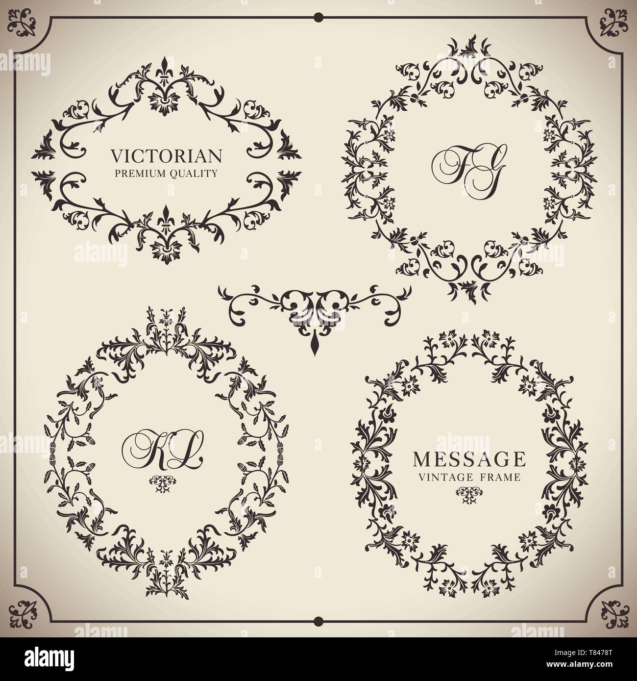 Vintage Vector Frames Free Download