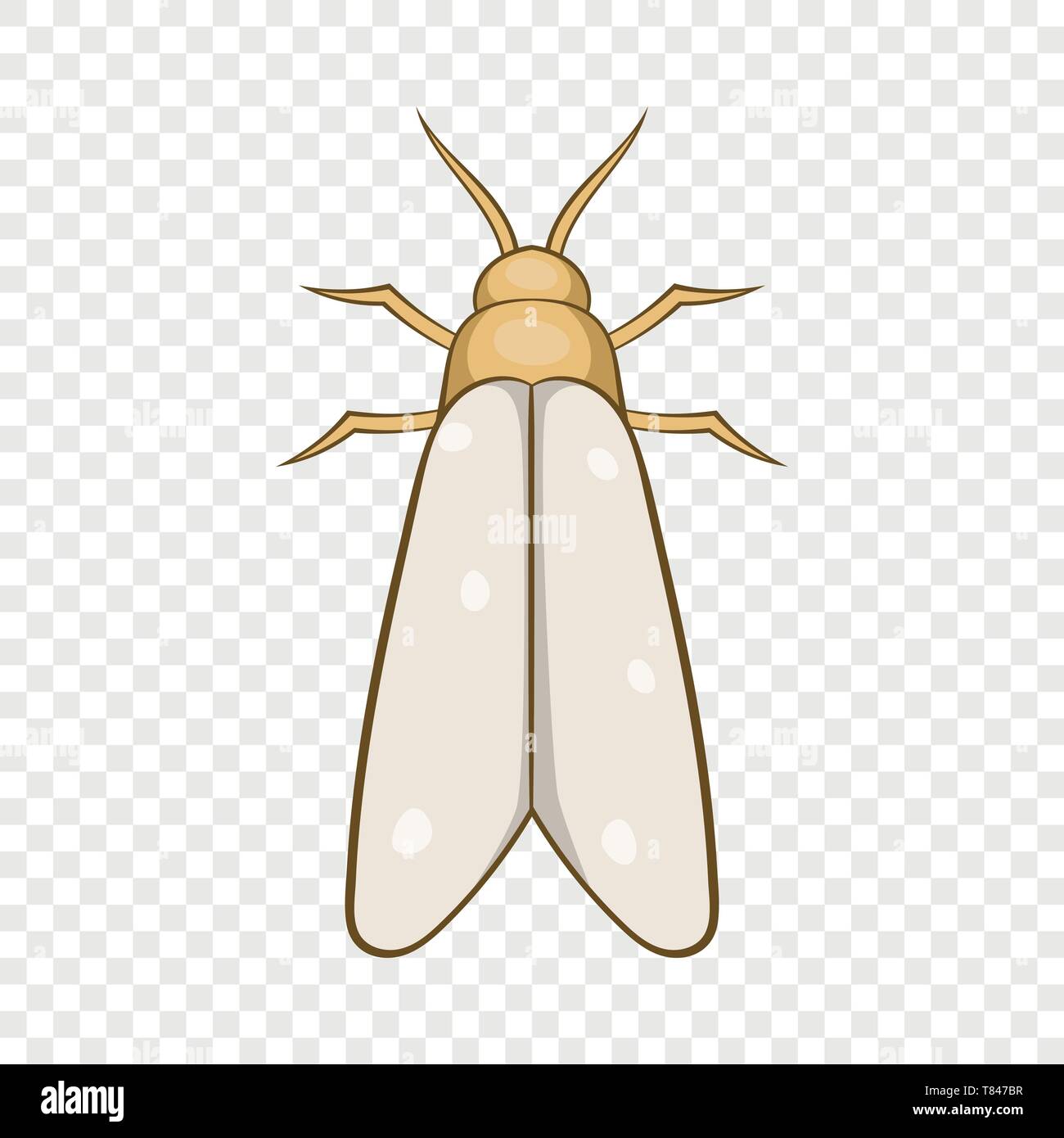 Moth icon, cartoon style Stock Vector Image & Art - Alamy