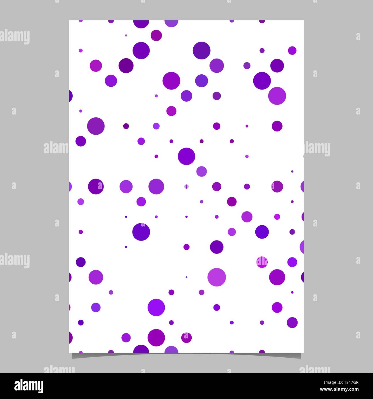 Color dot pattern poster template - vector cover background graphic ...