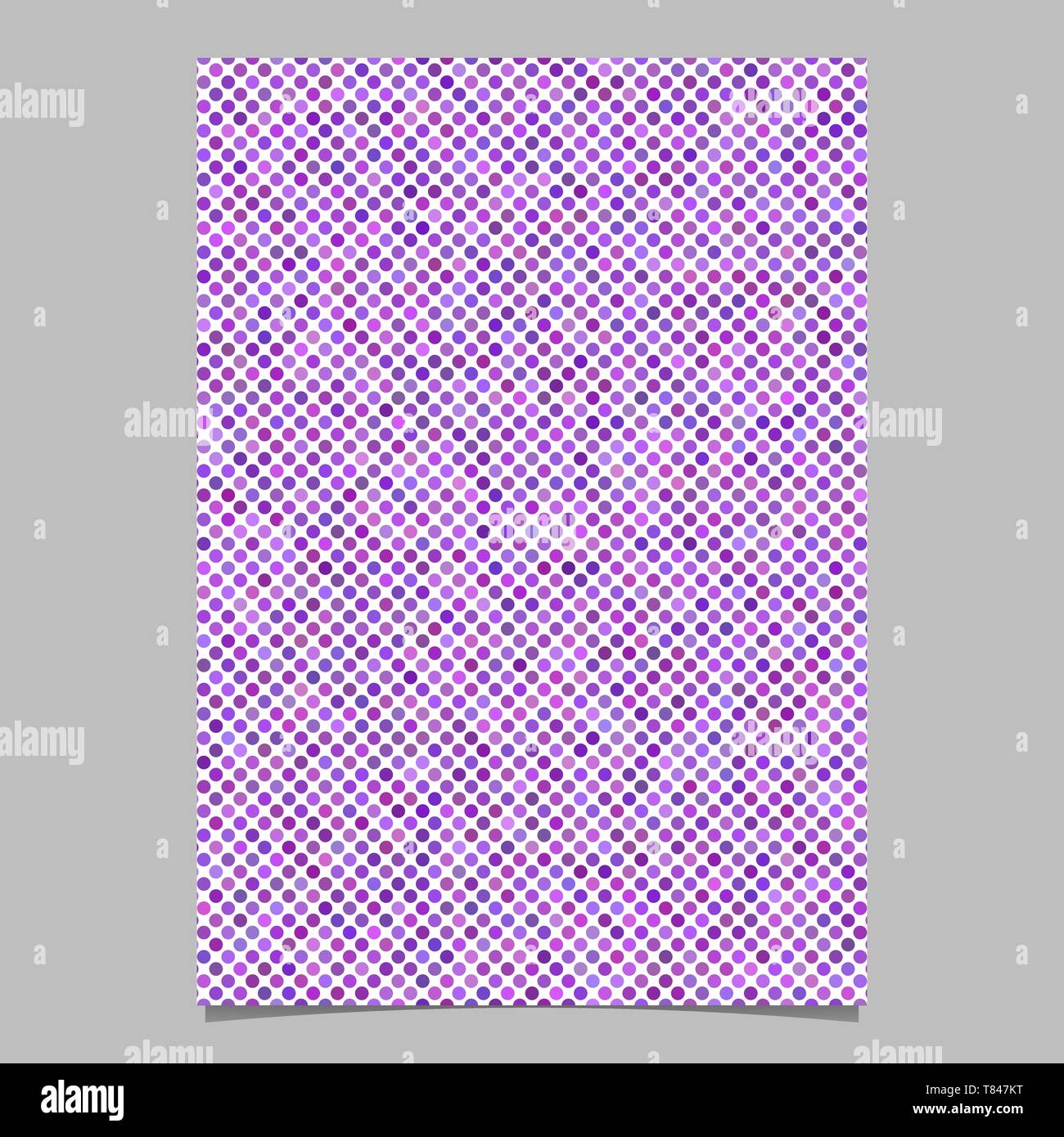 Purple abstract dot pattern brochure background Stock Vector Image ...