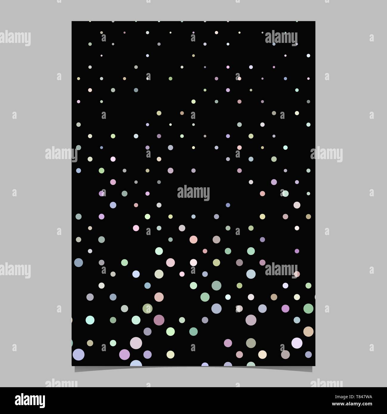 Multicolored Dot Pattern Brochure Background Vector Stationery Design Stock Vector Image And Art