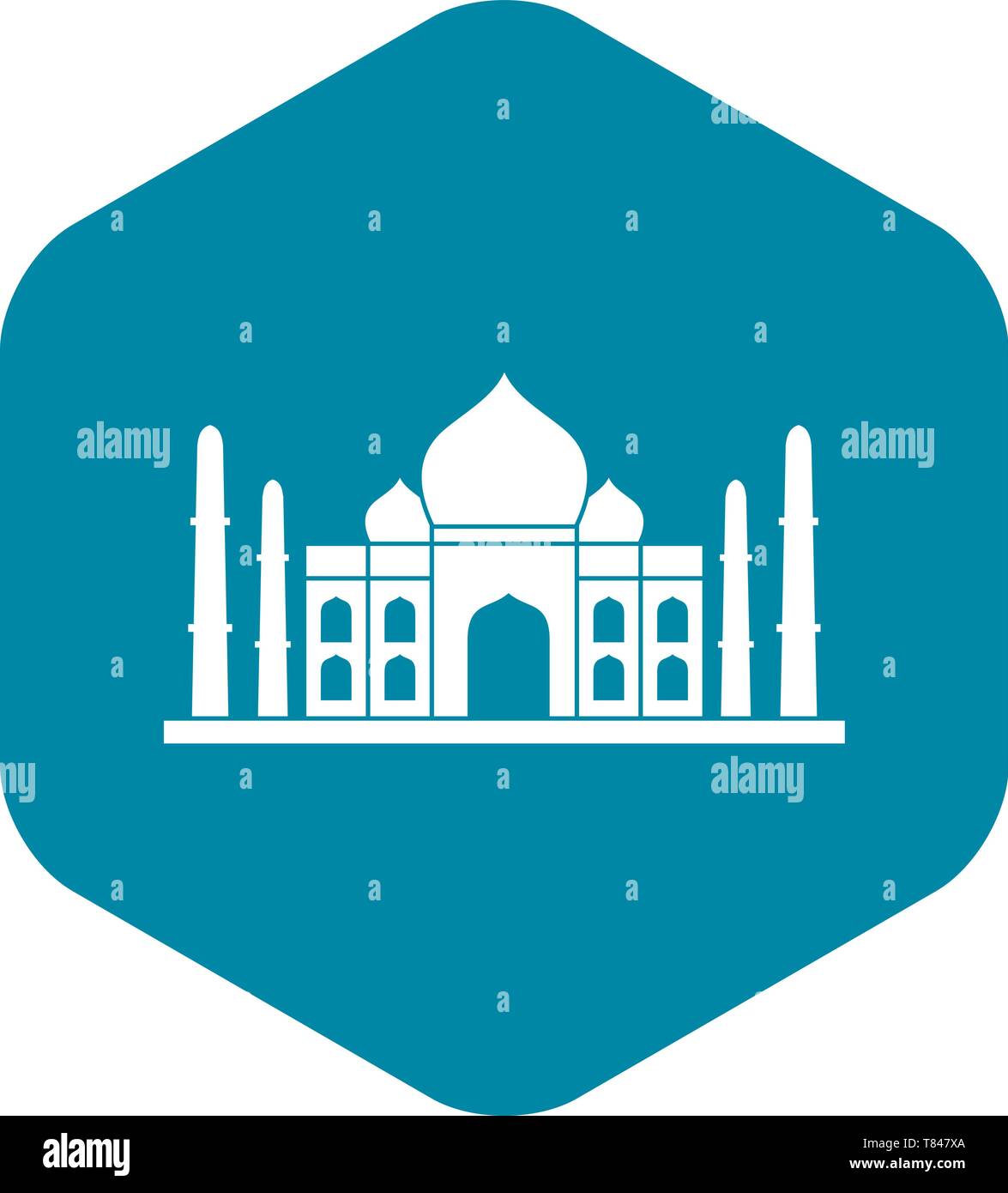 Taj mahal icon, simple style Stock Vector Image & Art - Alamy