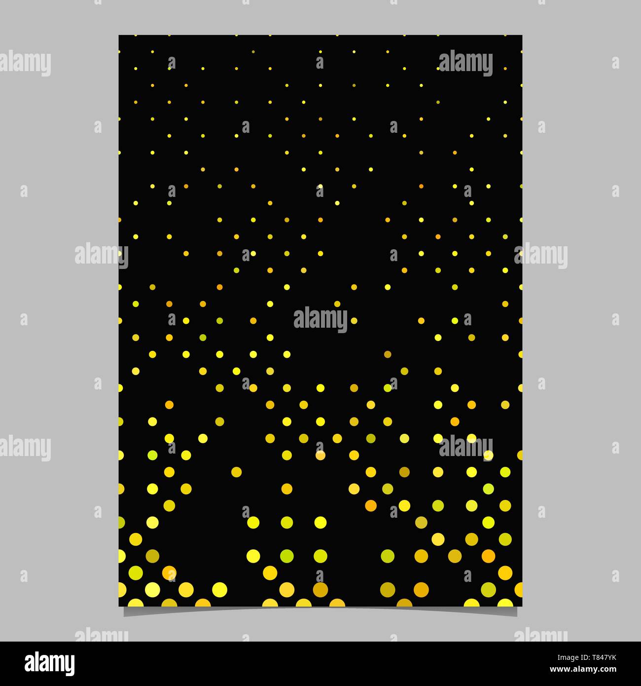 Abstract dot pattern background flyer template Stock Vector Image & Art ...