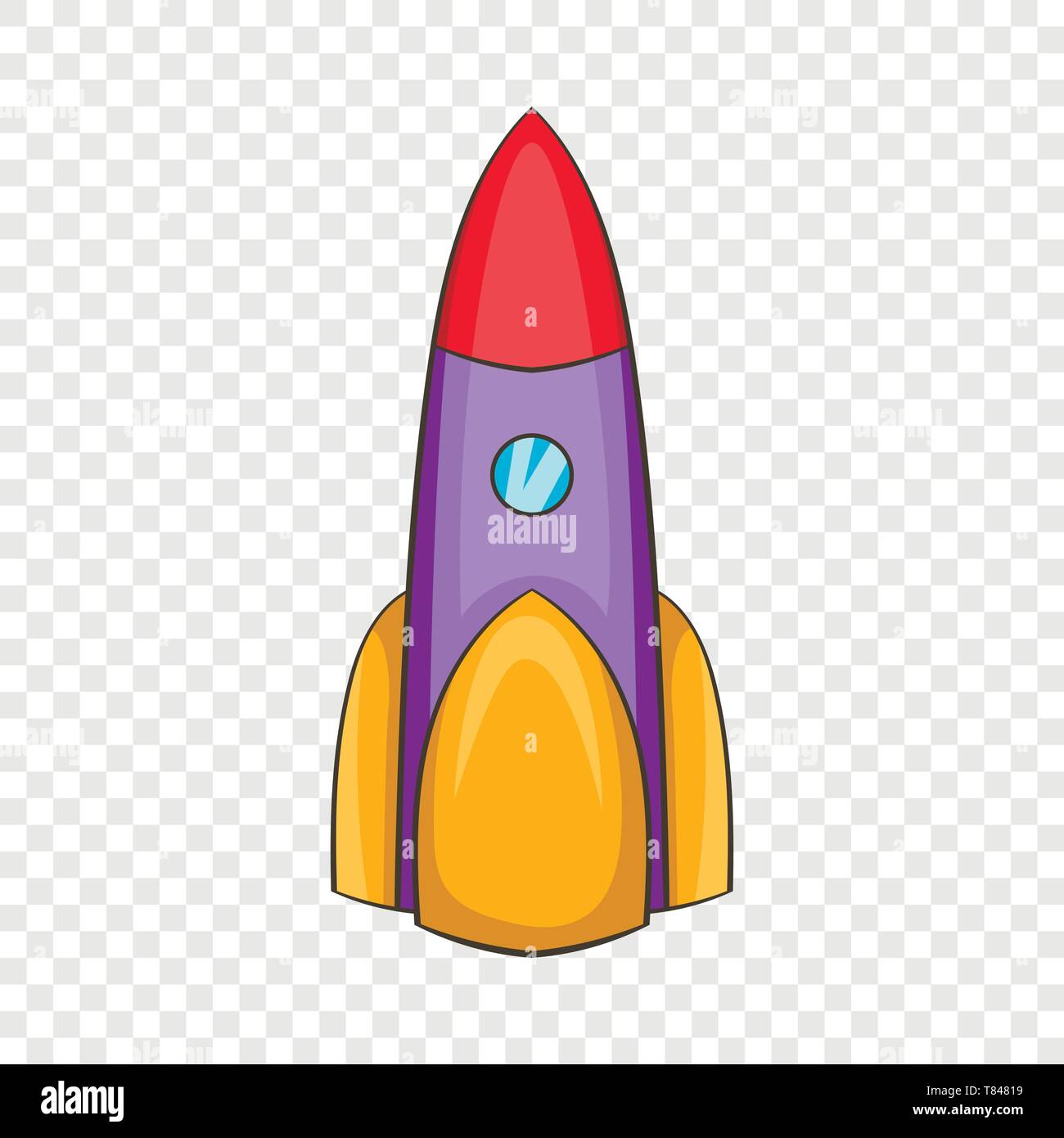 Ballistic rocket icon, cartoon style Stock Vector Image & Art - Alamy