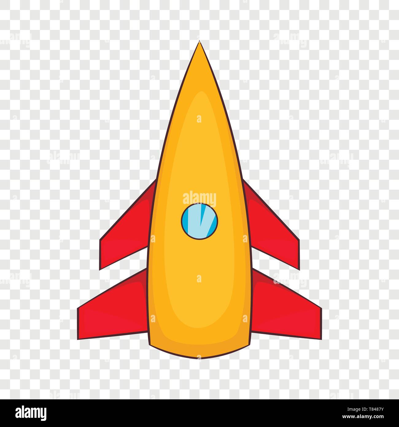Winged rocket icon, cartoon style Stock Vector Image & Art - Alamy