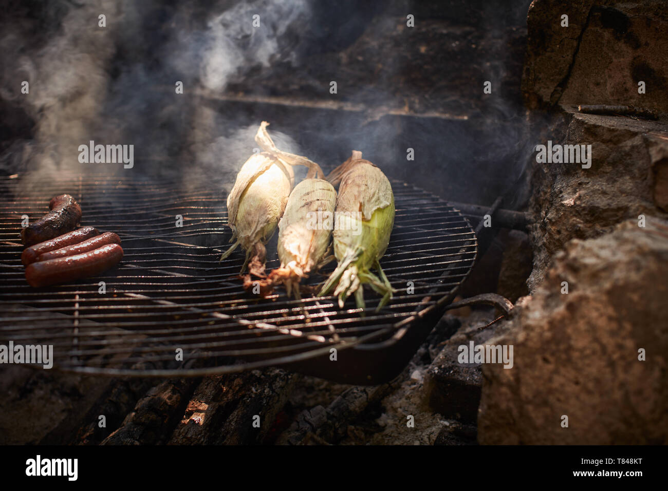 Corn fire hi-res stock photography and images - Alamy