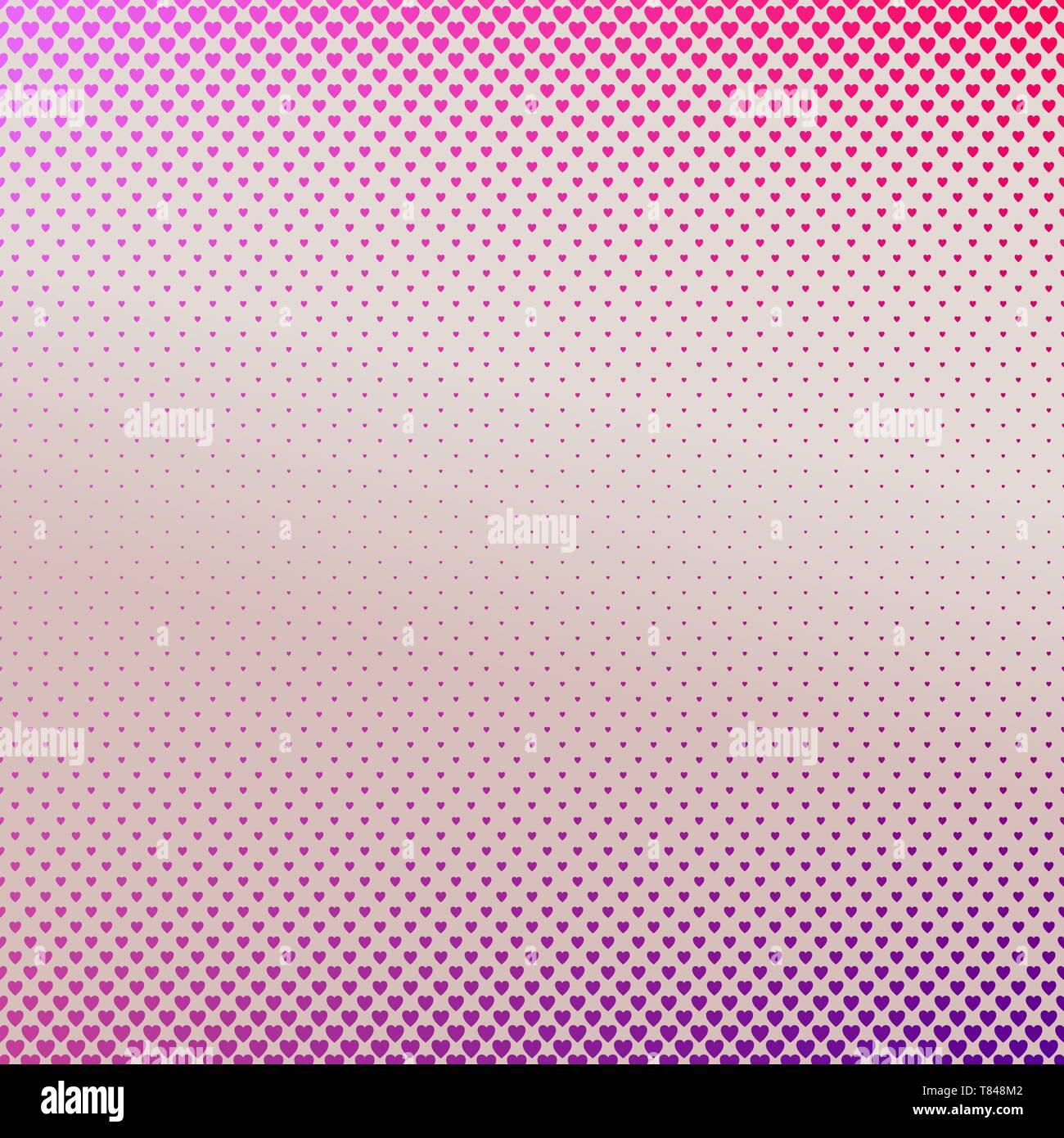 Abstract gradient heart pattern background design - colorful vector ...