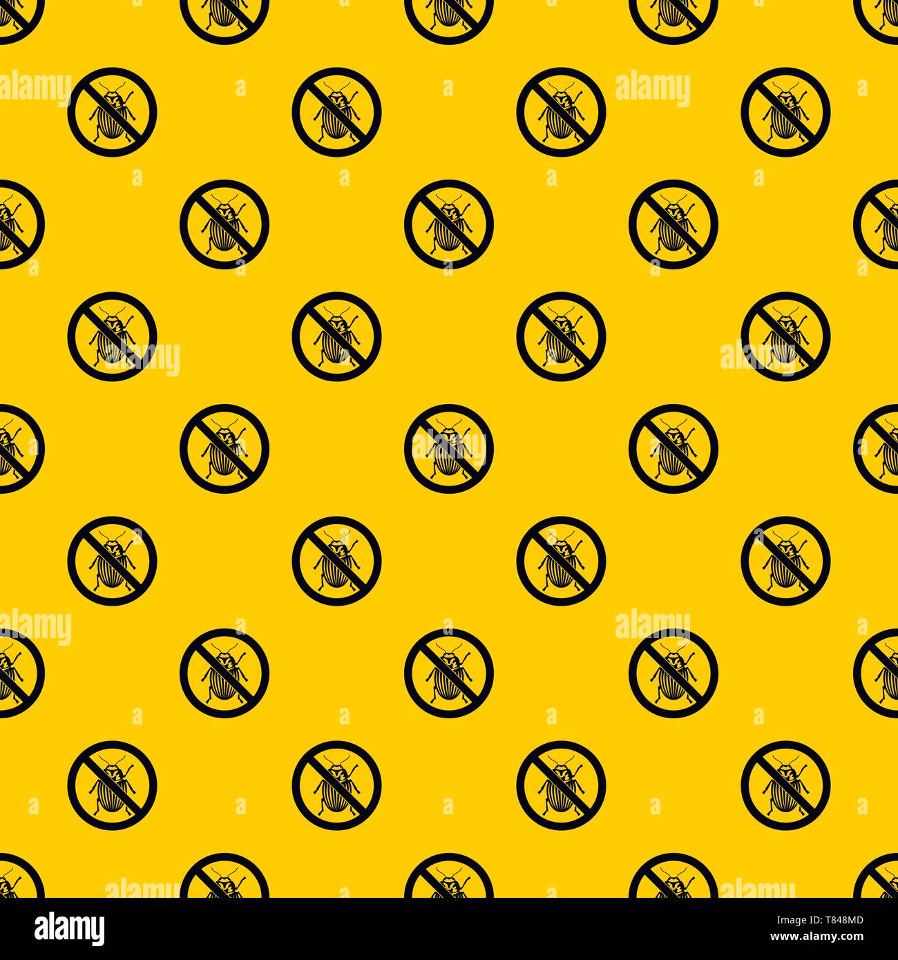 No potato beetle sign pattern vector Stock Vector Image & Art - Alamy