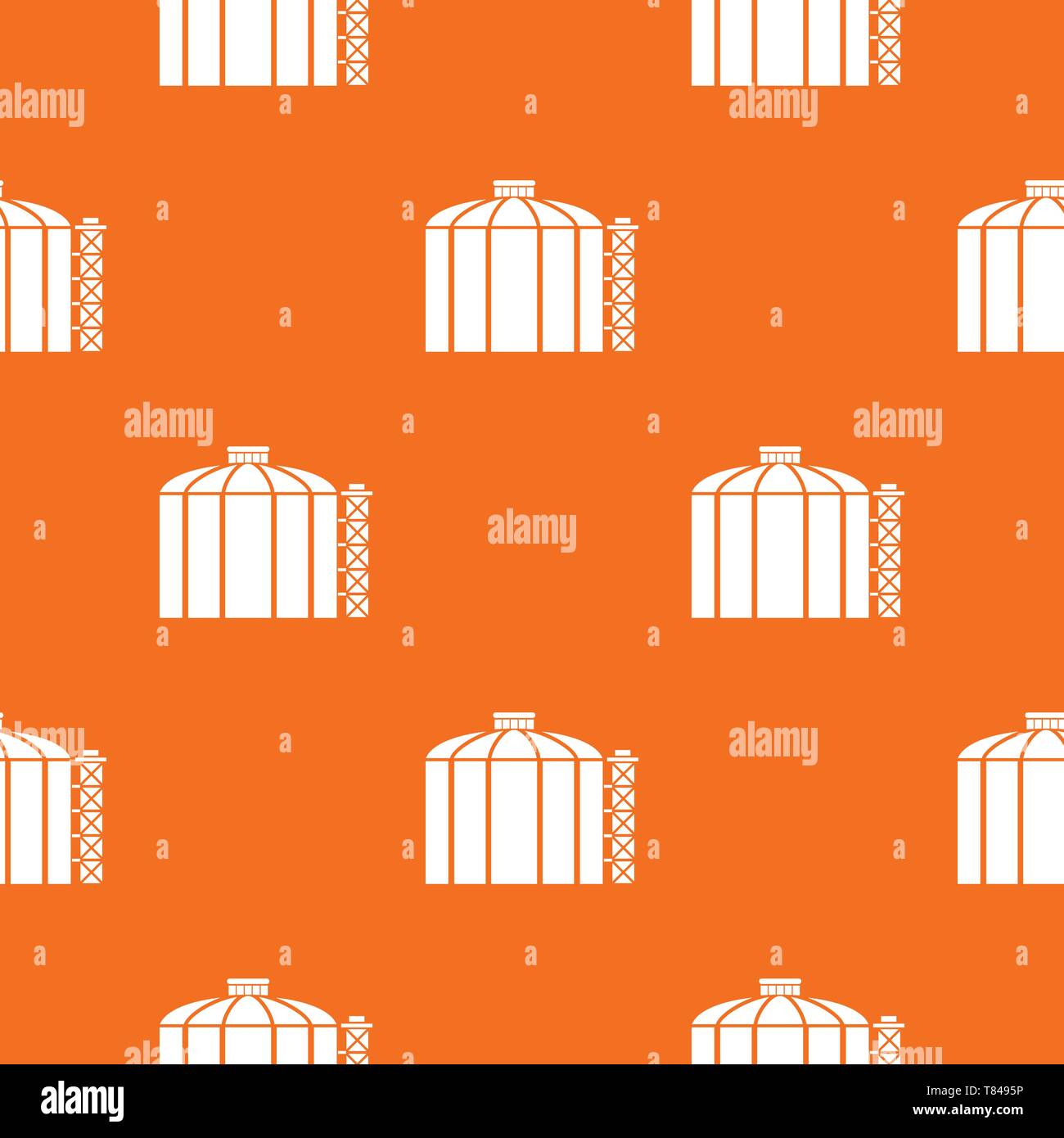 Isolated industrial orange oil barrel hi-res stock photography and ...