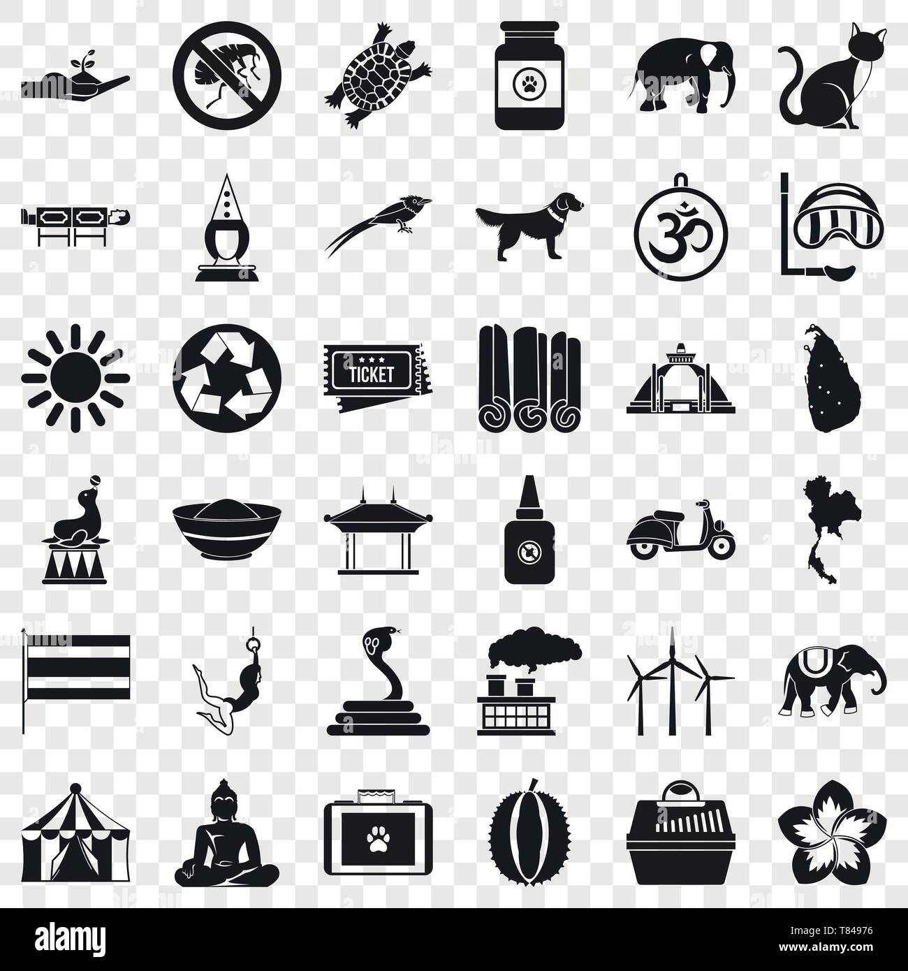 Recycling symbol flag Stock Vector Images - Alamy