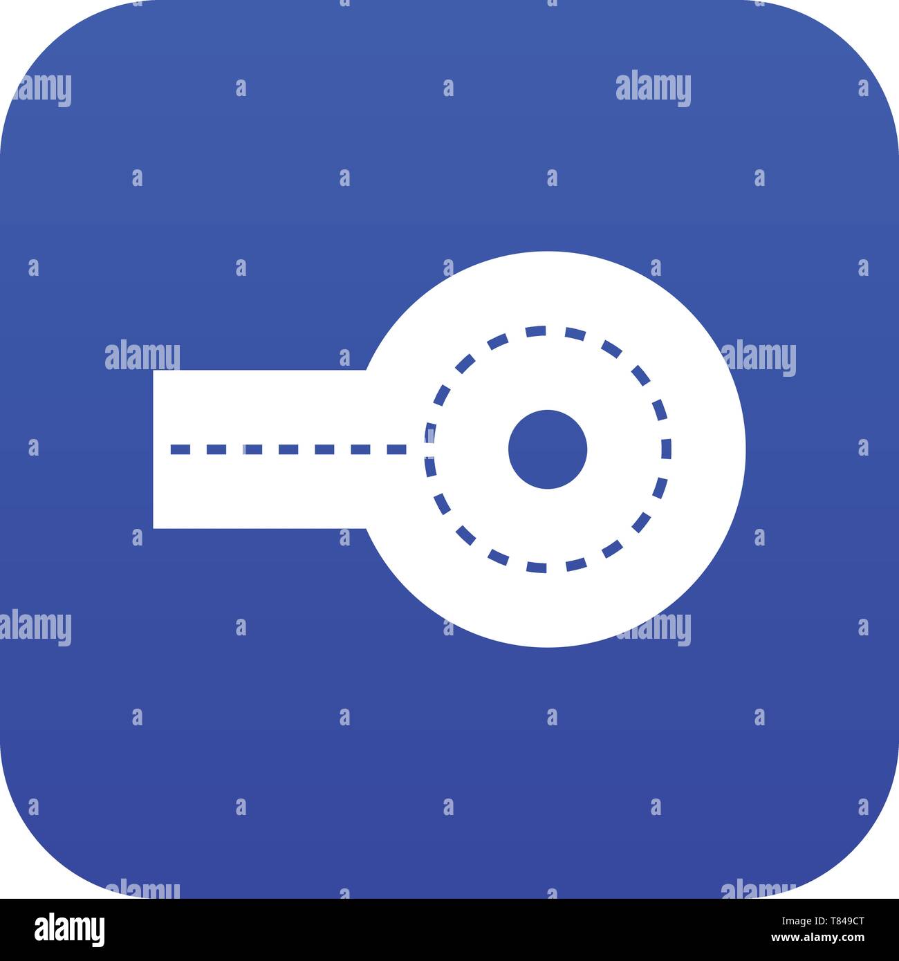 Circular impasse icon digital blue Stock Vector Image & Art - Alamy