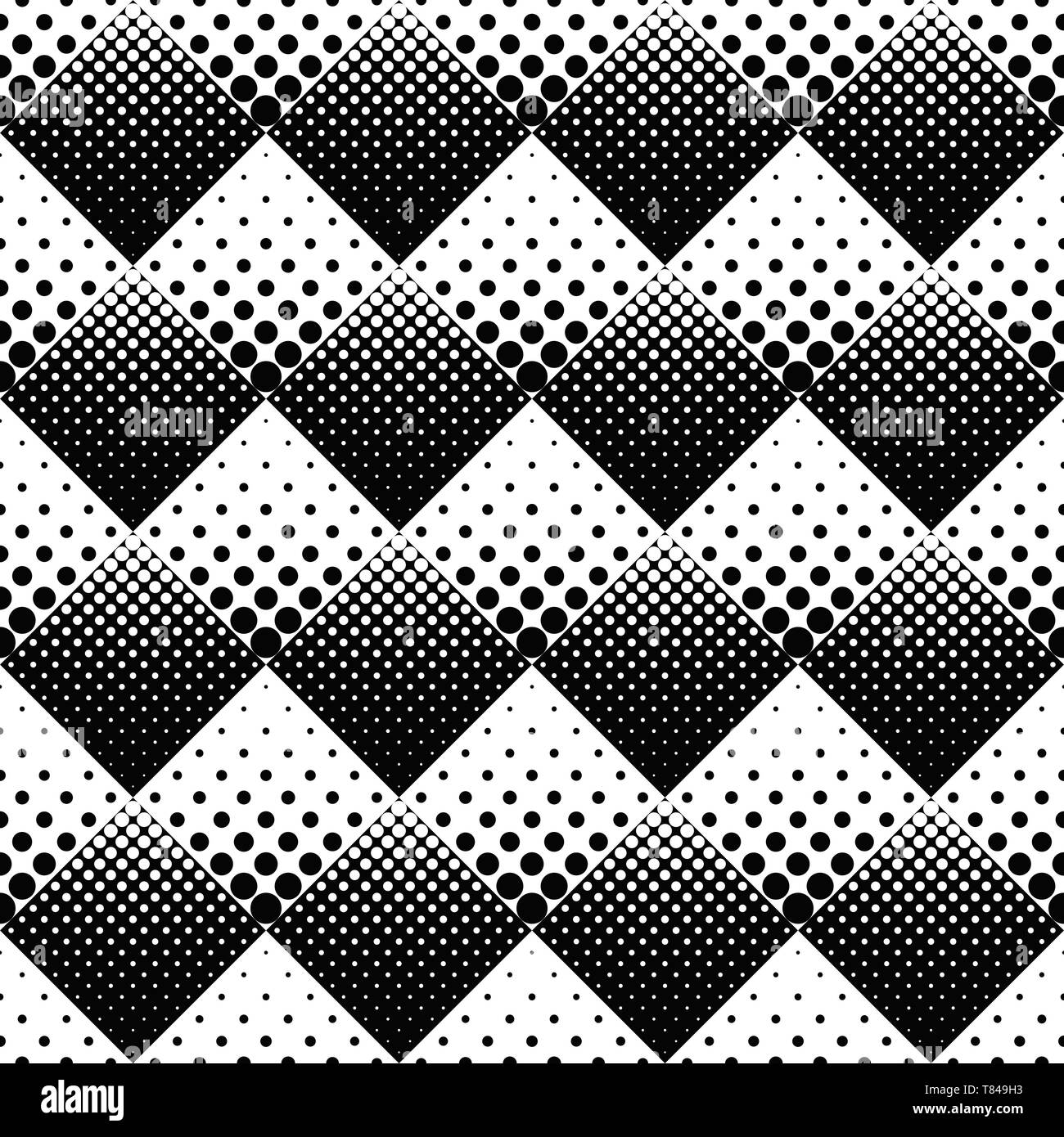 Seamless black and white dot pattern background Stock Vector Image ...