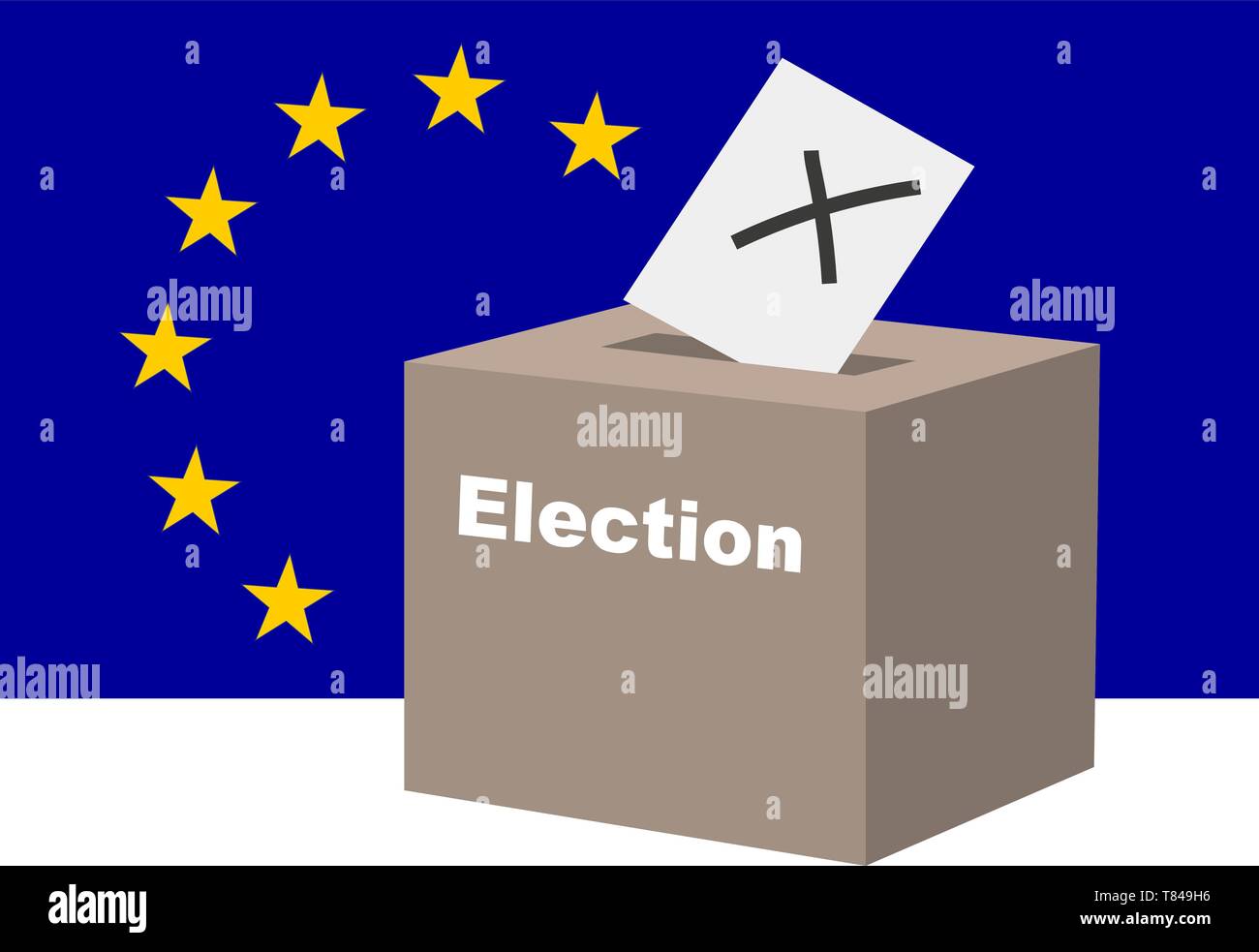 Eu voting system concept Stock Vector Images - Alamy