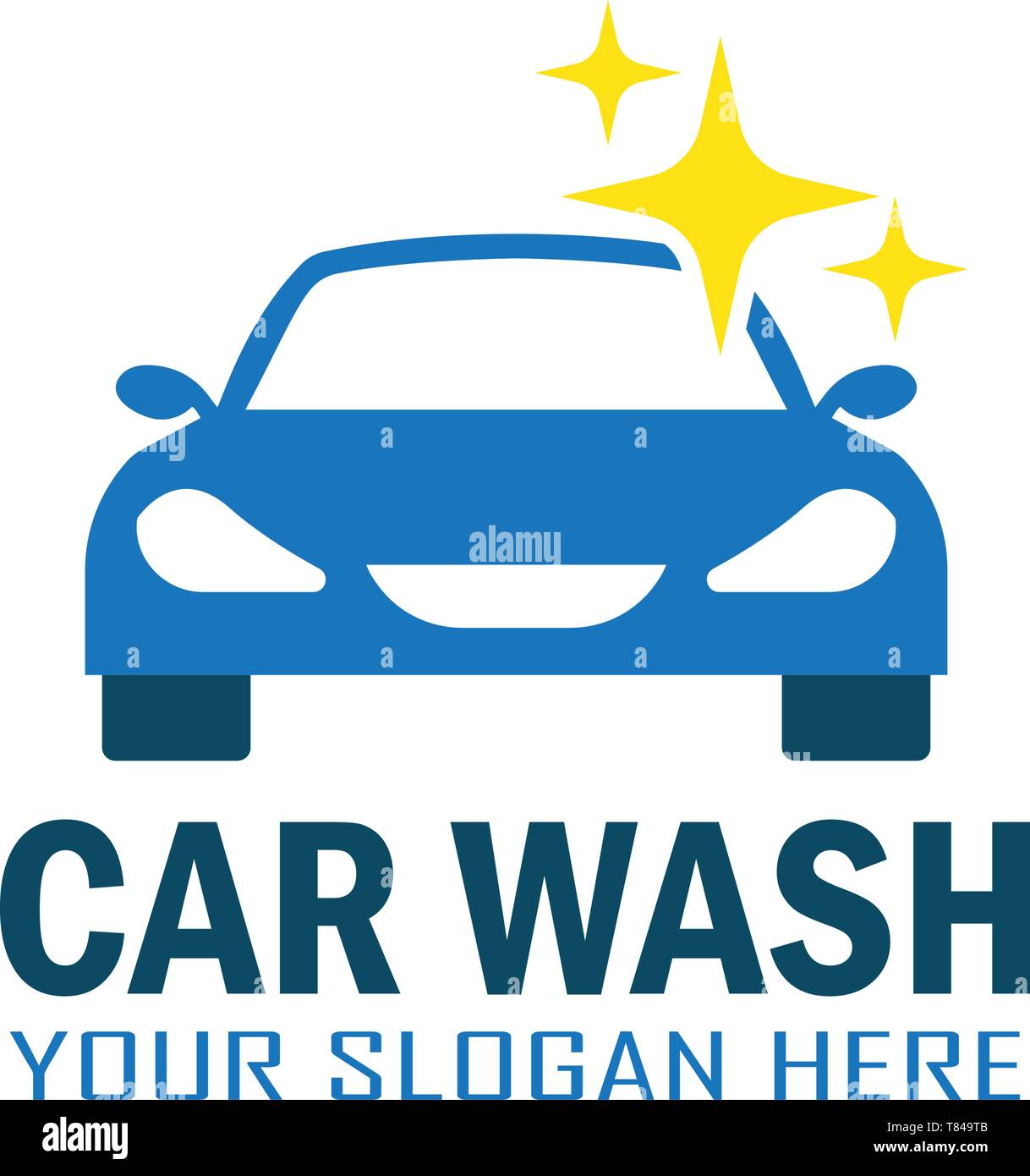 car wash service logo with text space for your slogan, vector ...