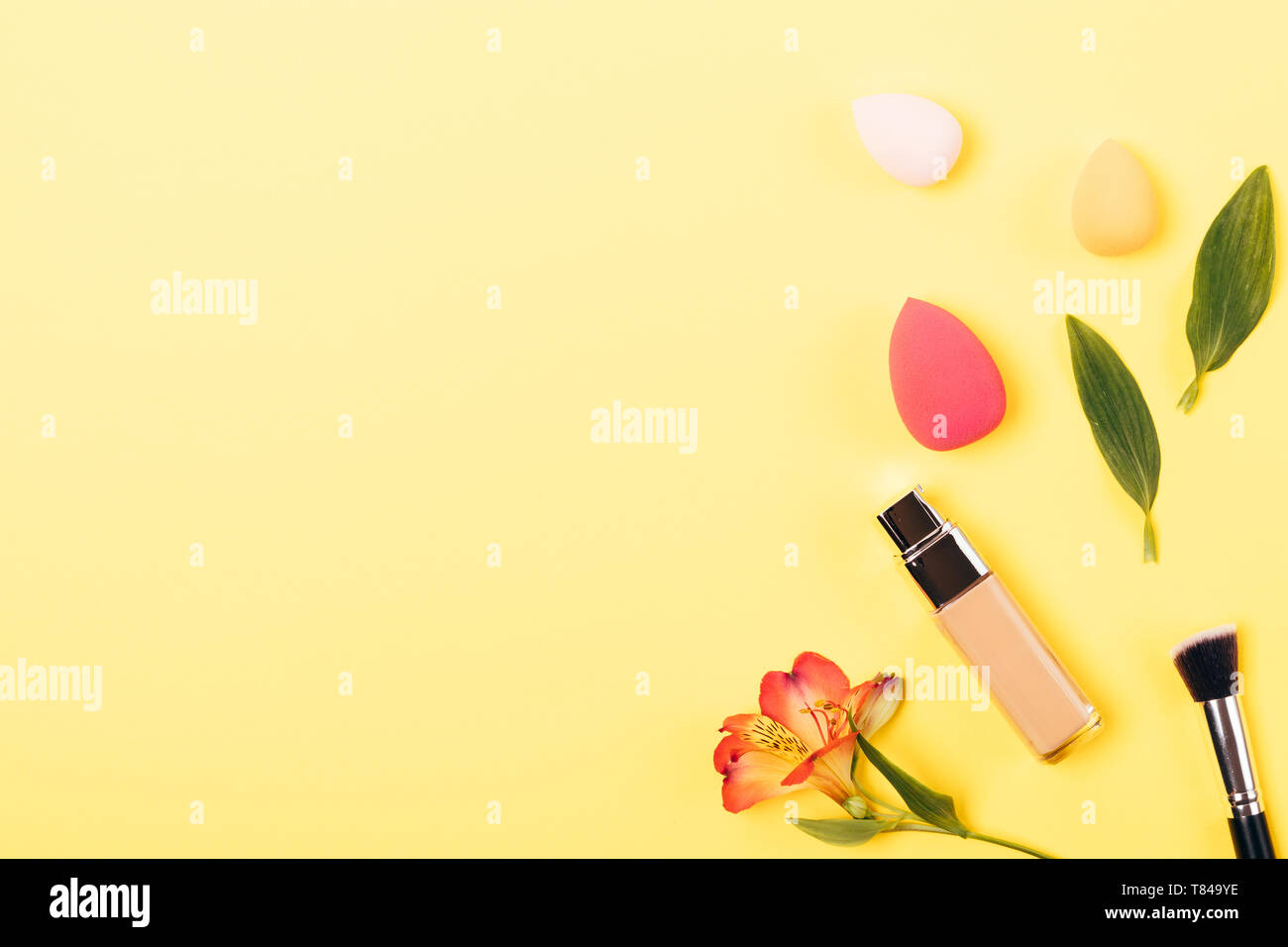 Cosmetic product for smooth face skin foundation cream with tools for ...