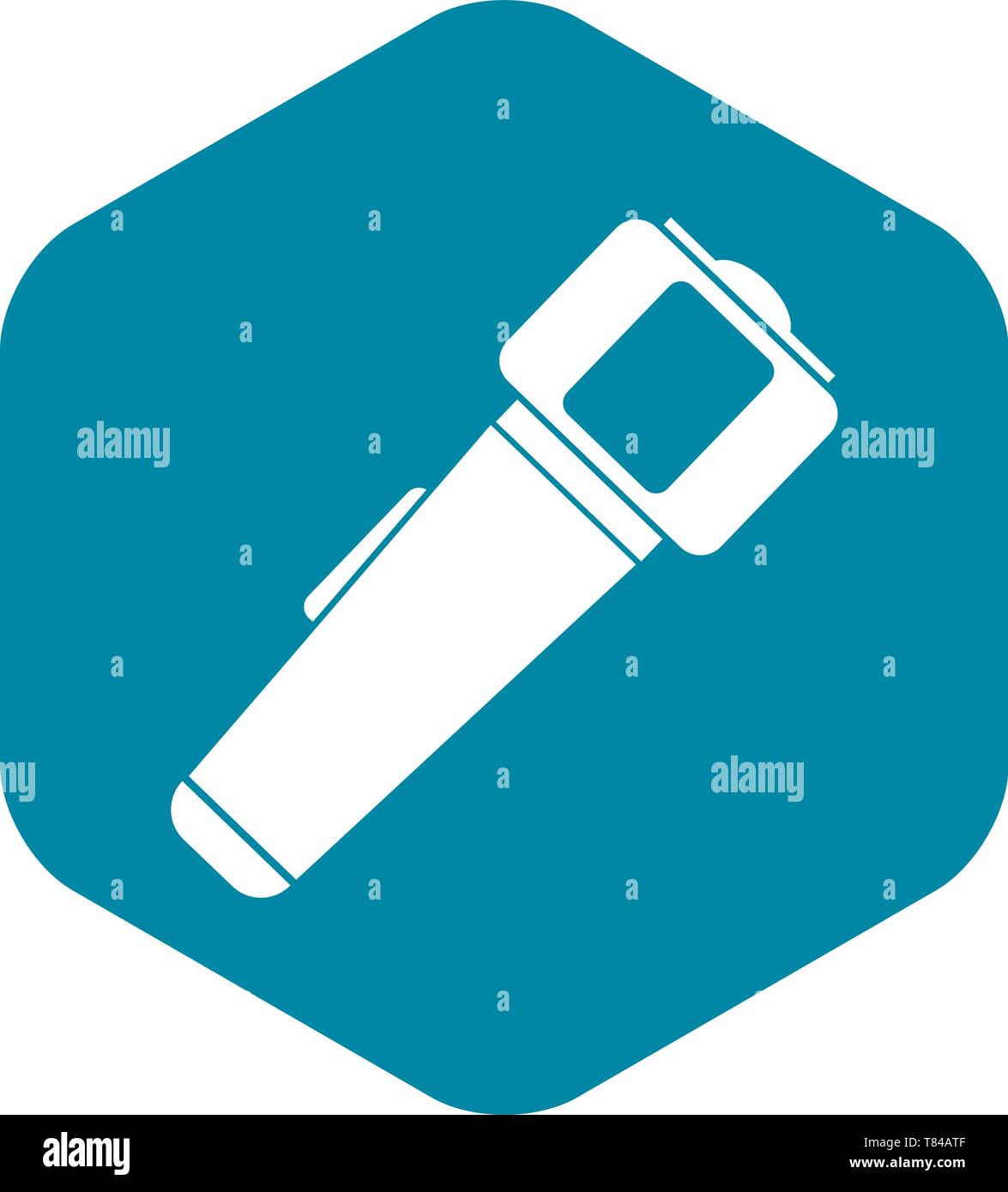 Hand flashlight icon, simple style Stock Vector Image & Art - Alamy