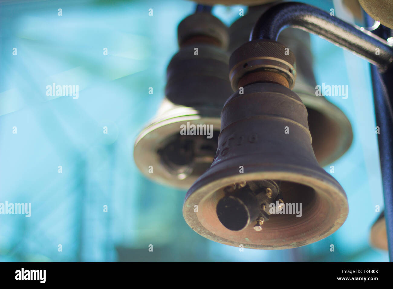 Perth, Western Australia, Australia -17/01/2013 : Details bells inside ...