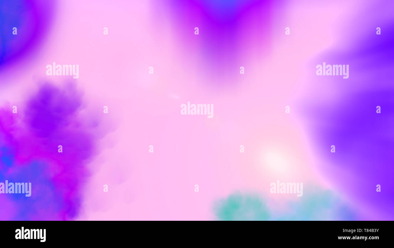 Abstract bright sky with beams, clouds and lens flare effect, 3d ...